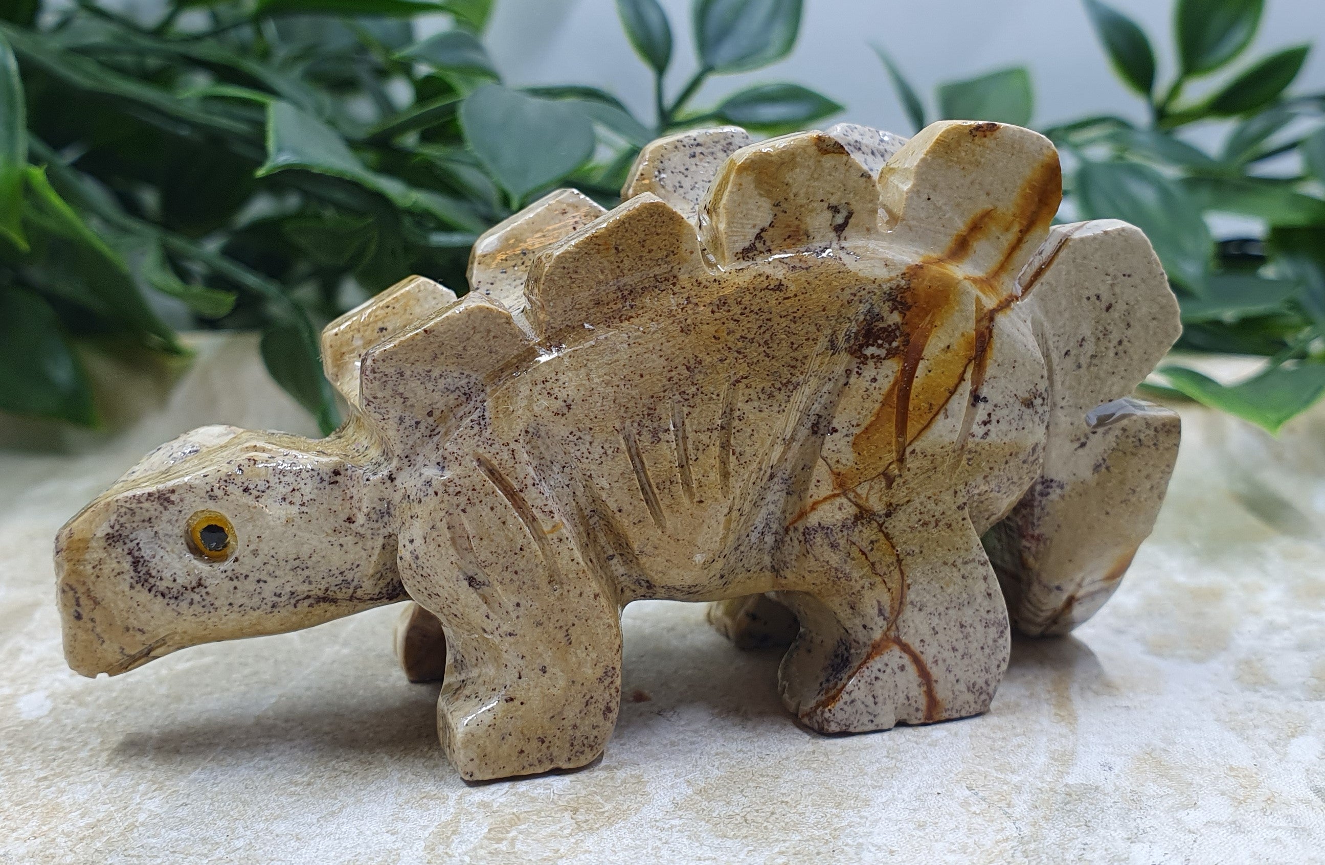 Marmoline Stegosaurus Carving #5 – Blue Flame Creations
